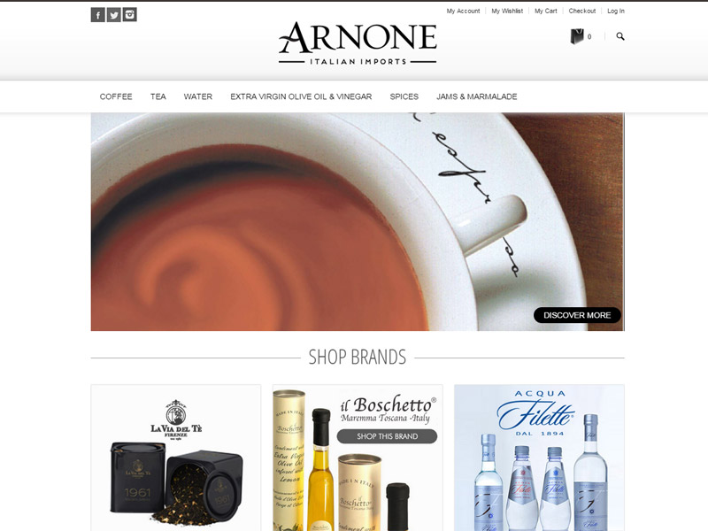 Arnone Italian Imports - Robintek: Columbus Website Design, Graphic ...