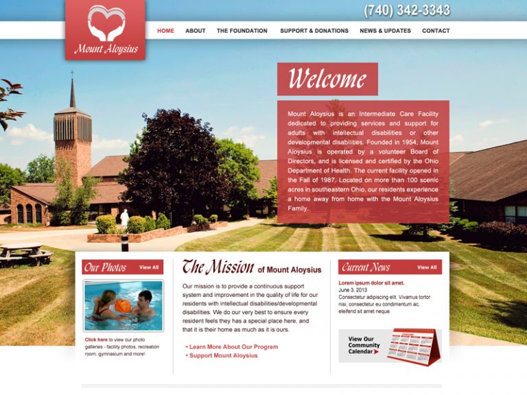 Mount Aloysius - Robintek: Columbus Website Design, Graphic Design ...