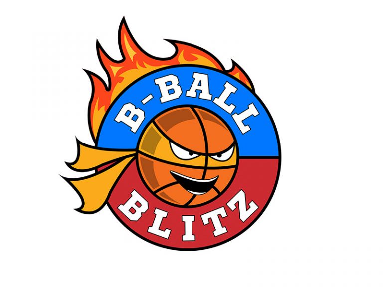 B-Ball Blitz Logo Design - Robintek: Columbus Website Design, Graphic ...