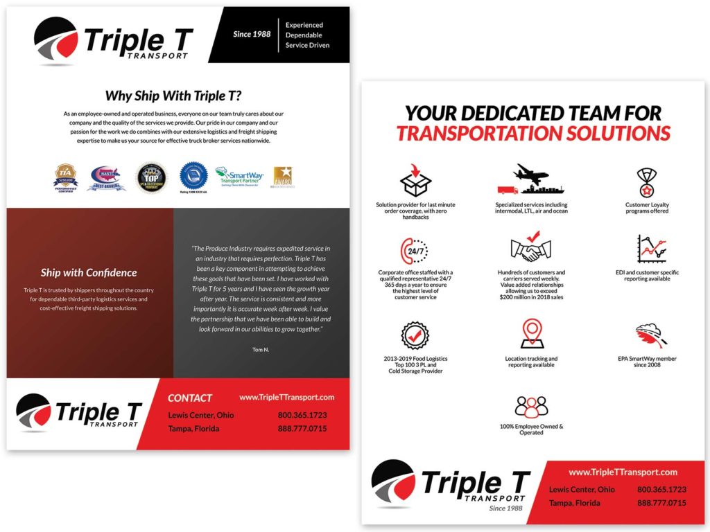 Triple T Flyer Design - Robintek: Columbus Website Design, Graphic ...