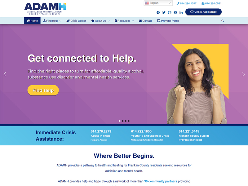 ADAMH Web Design - Robintek: Columbus Website Design, Graphic Design ...