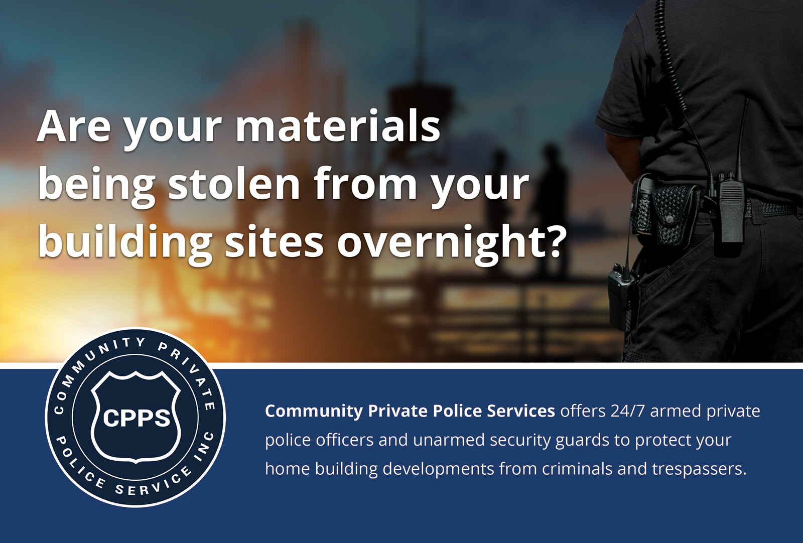Community Private Police Service Mailer - Robintek: Columbus Website ...